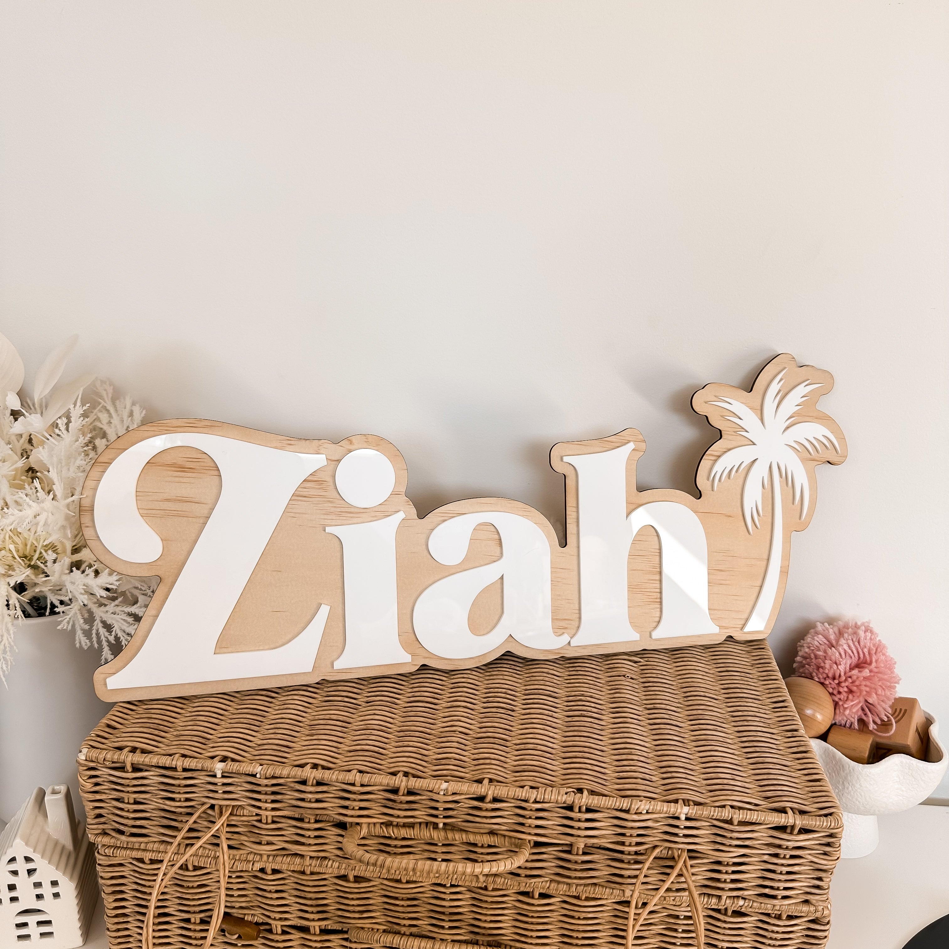 Palm Tree Name Sign – curateddbycpc