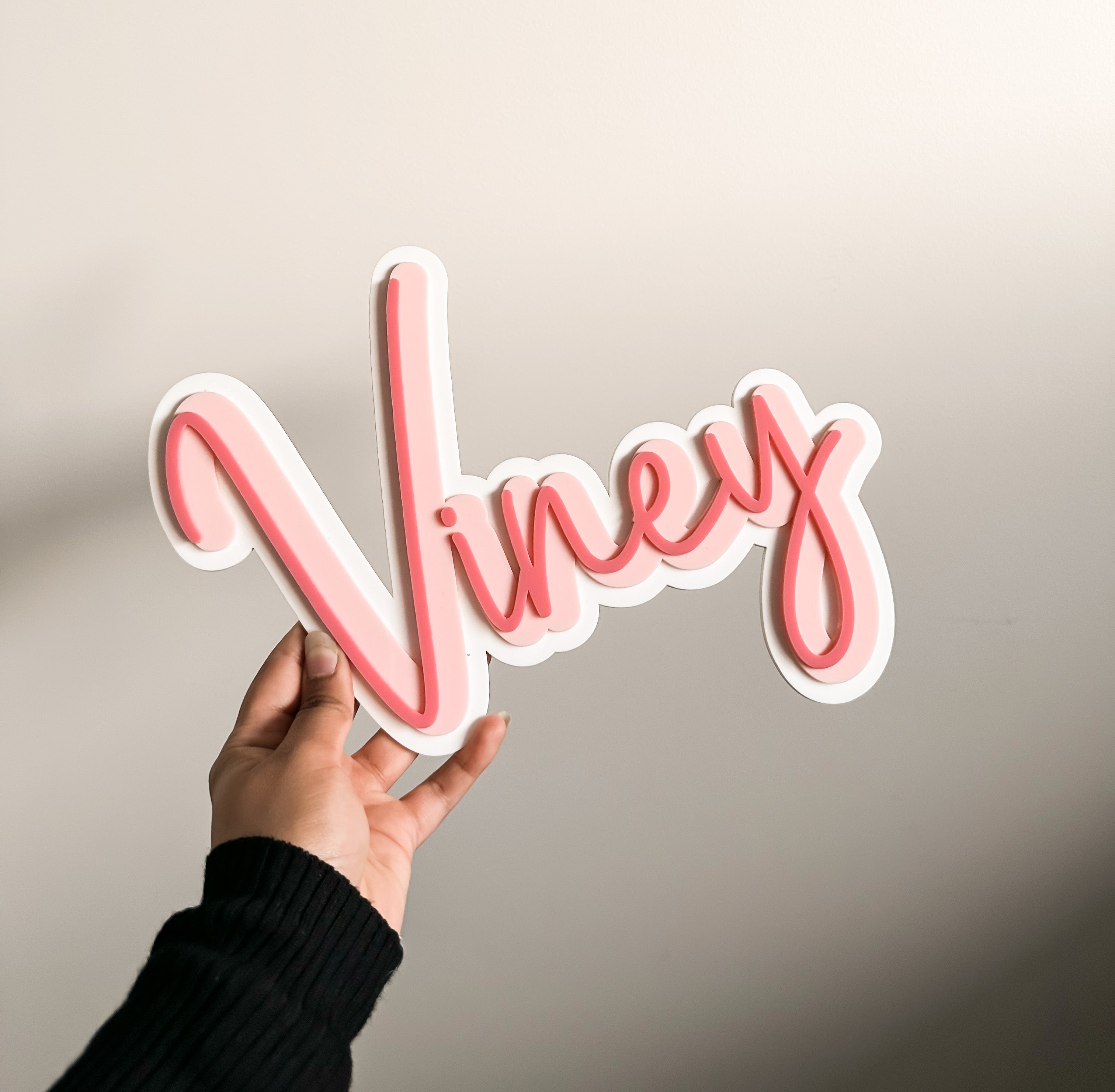 Shadow name plaque – curateddbycpc